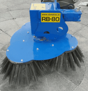 Slanetrac RB80 Block Paving Brush (1.5 - 8t Excavators)