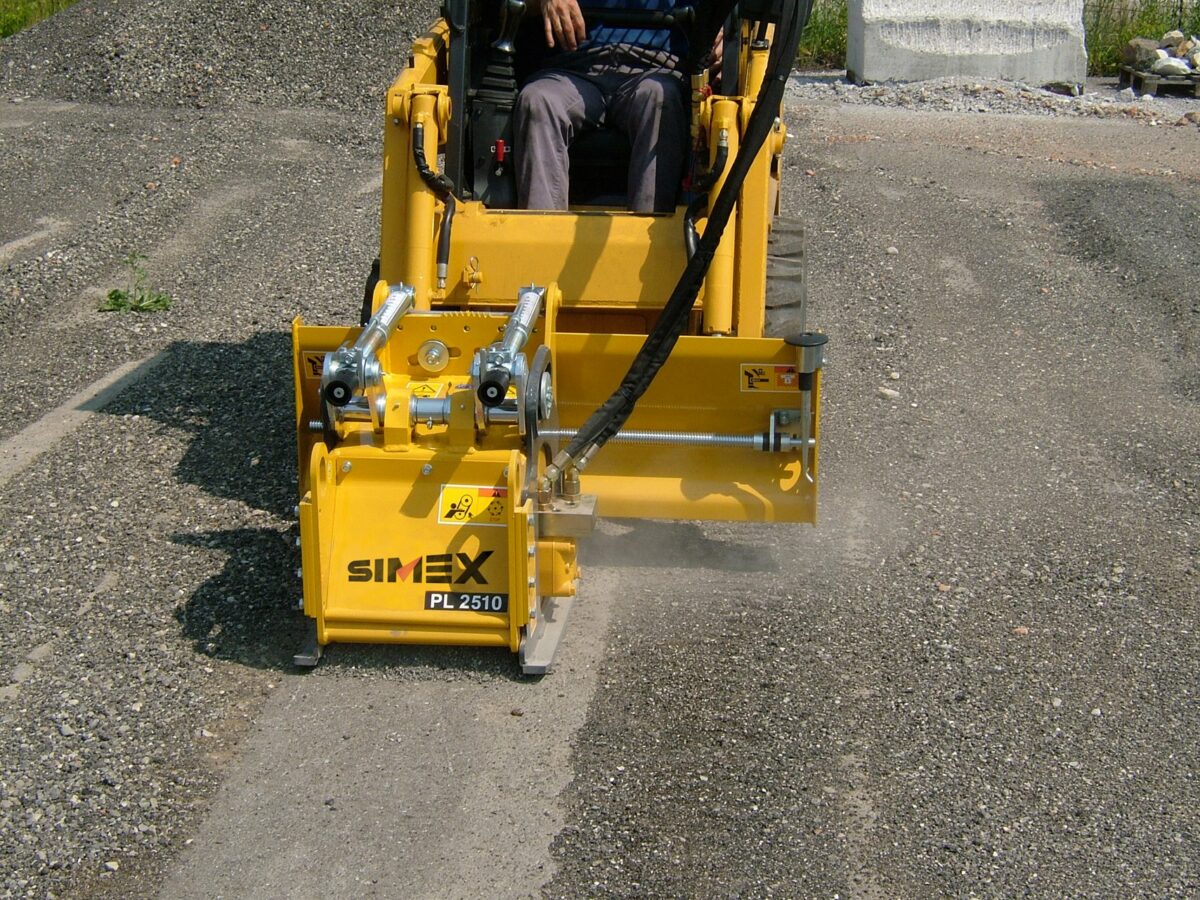 Simex PL Skid Steer Road Planers | The Attachment Company UK